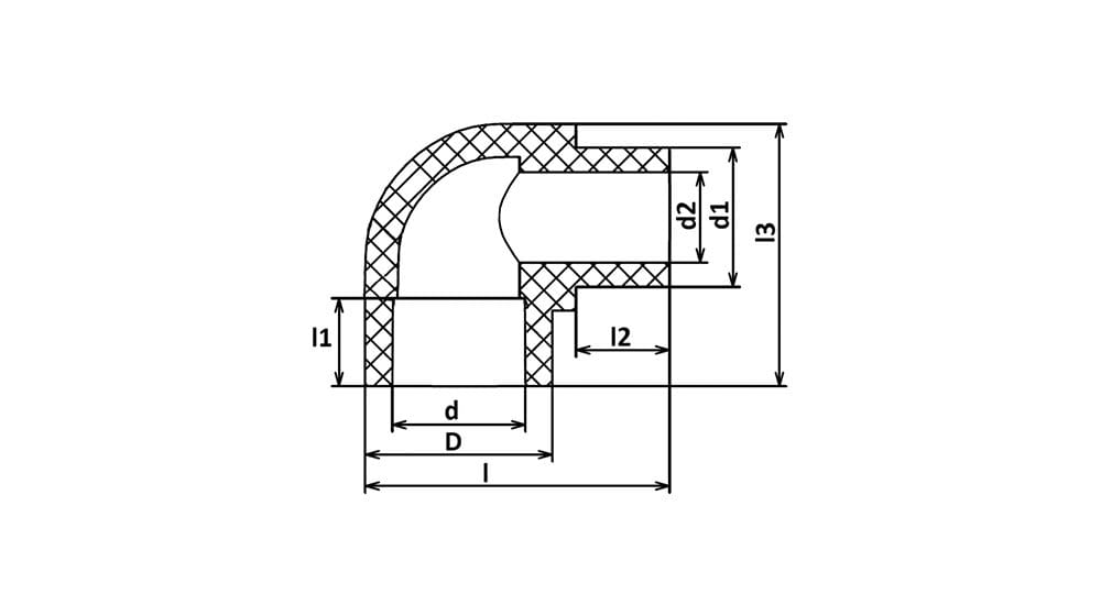 Male Elbow 90° | EGIC